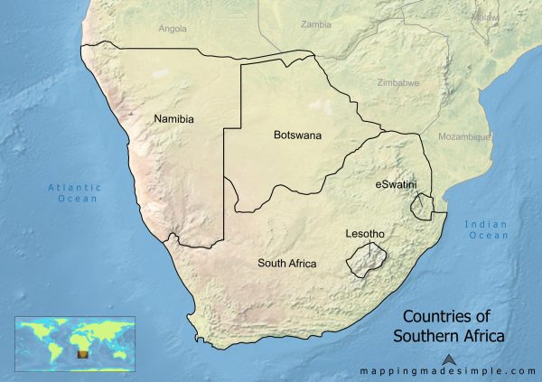 Maps of Africa – Regions and Countries - Mapping Made Simple