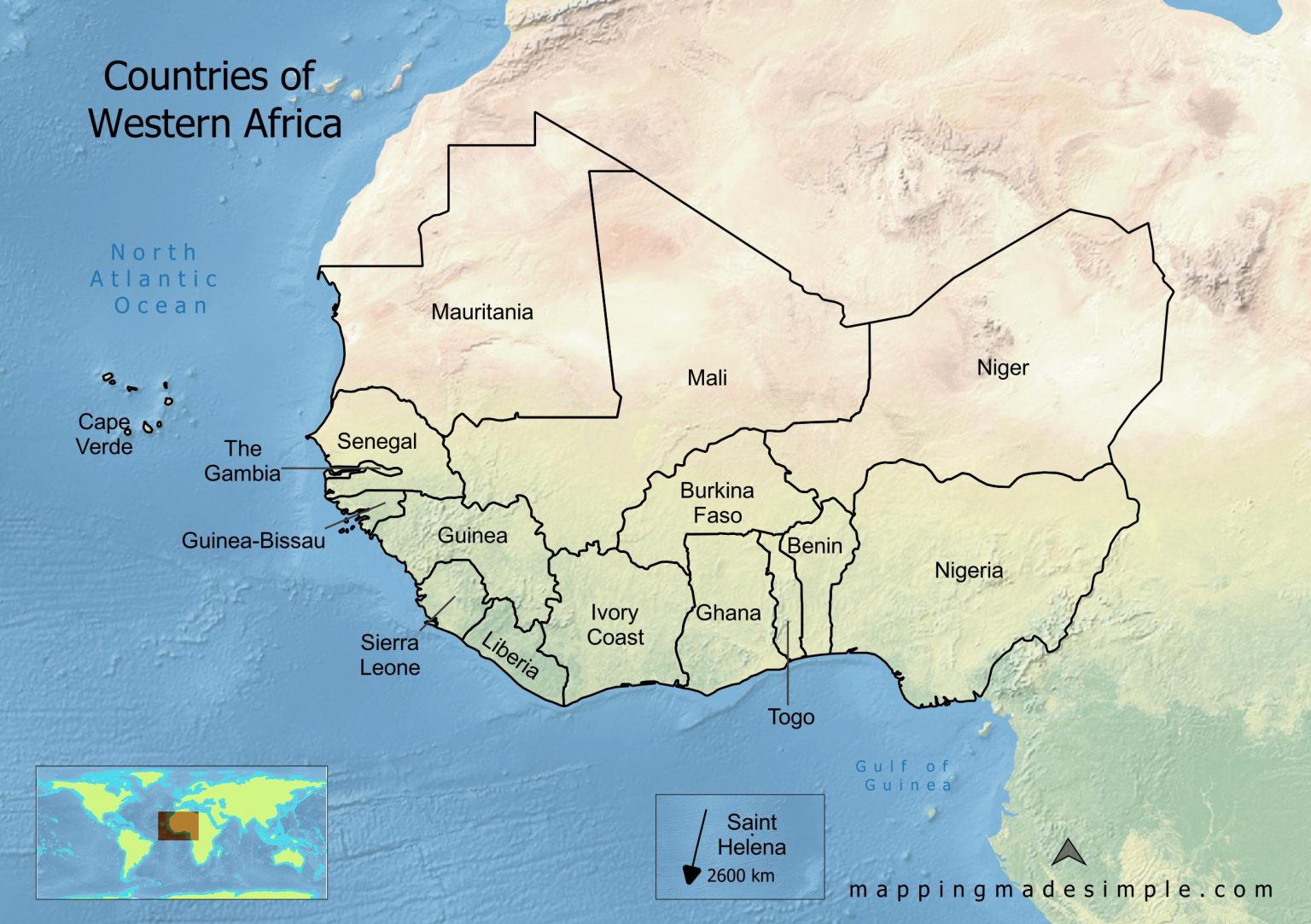 Maps of Africa – Regions and Countries - Mapping Made Simple