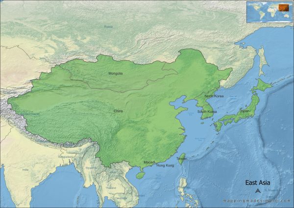 Maps of Asia - Mapping Made Simple